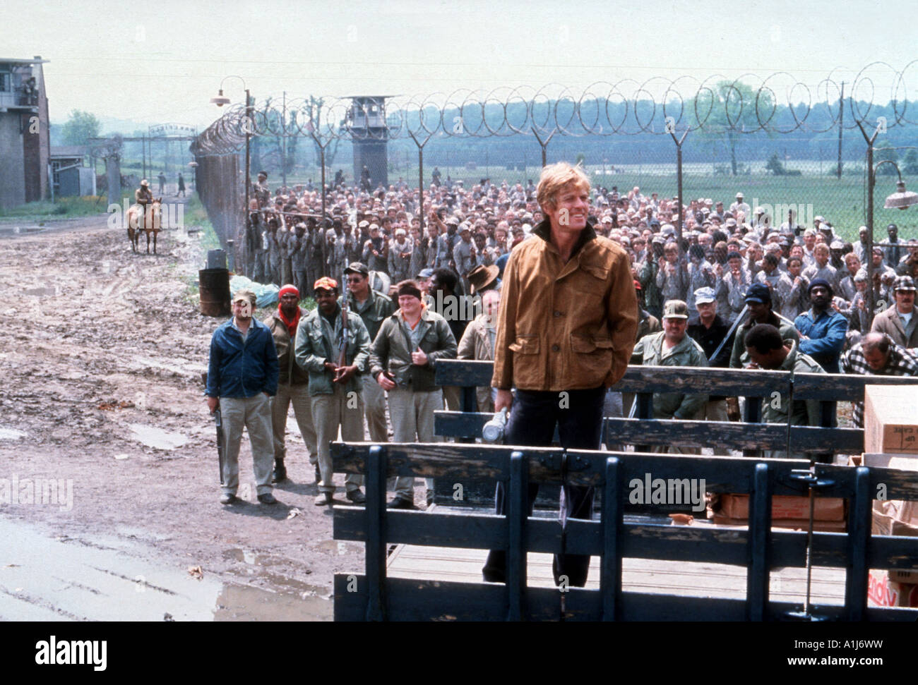 Brubaker Year 1980 Director Stuart Rosenberg Robert Redford Stock Photo ...