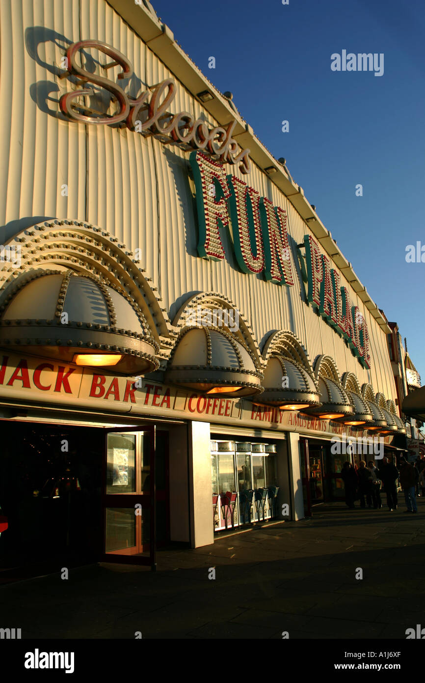 Silcocks Fun Palace, Blackpool, Lancashire Stock Photo - Alamy