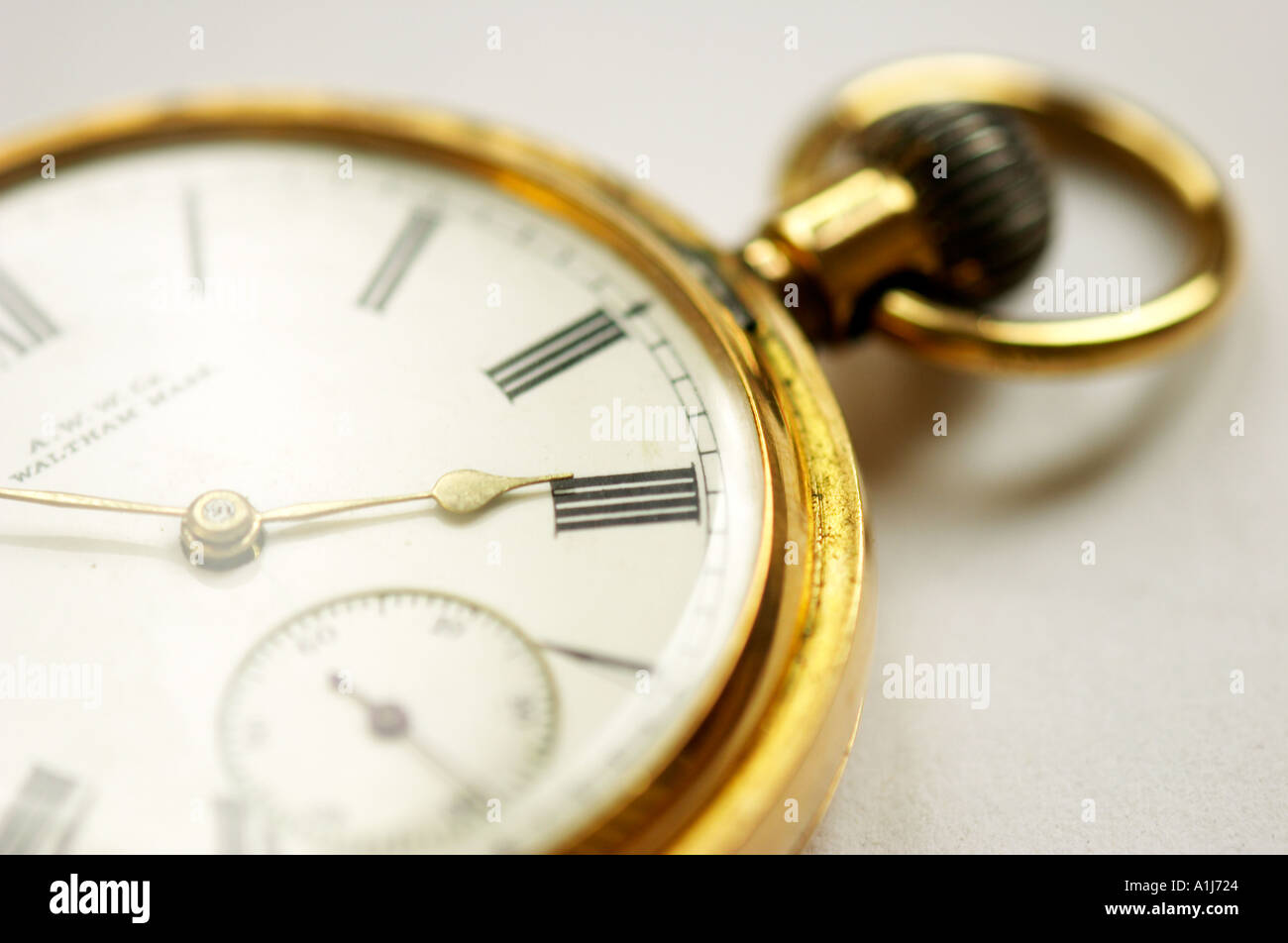 Antique Wind Up Watch High Resolution Stock Photography and Images - Alamy