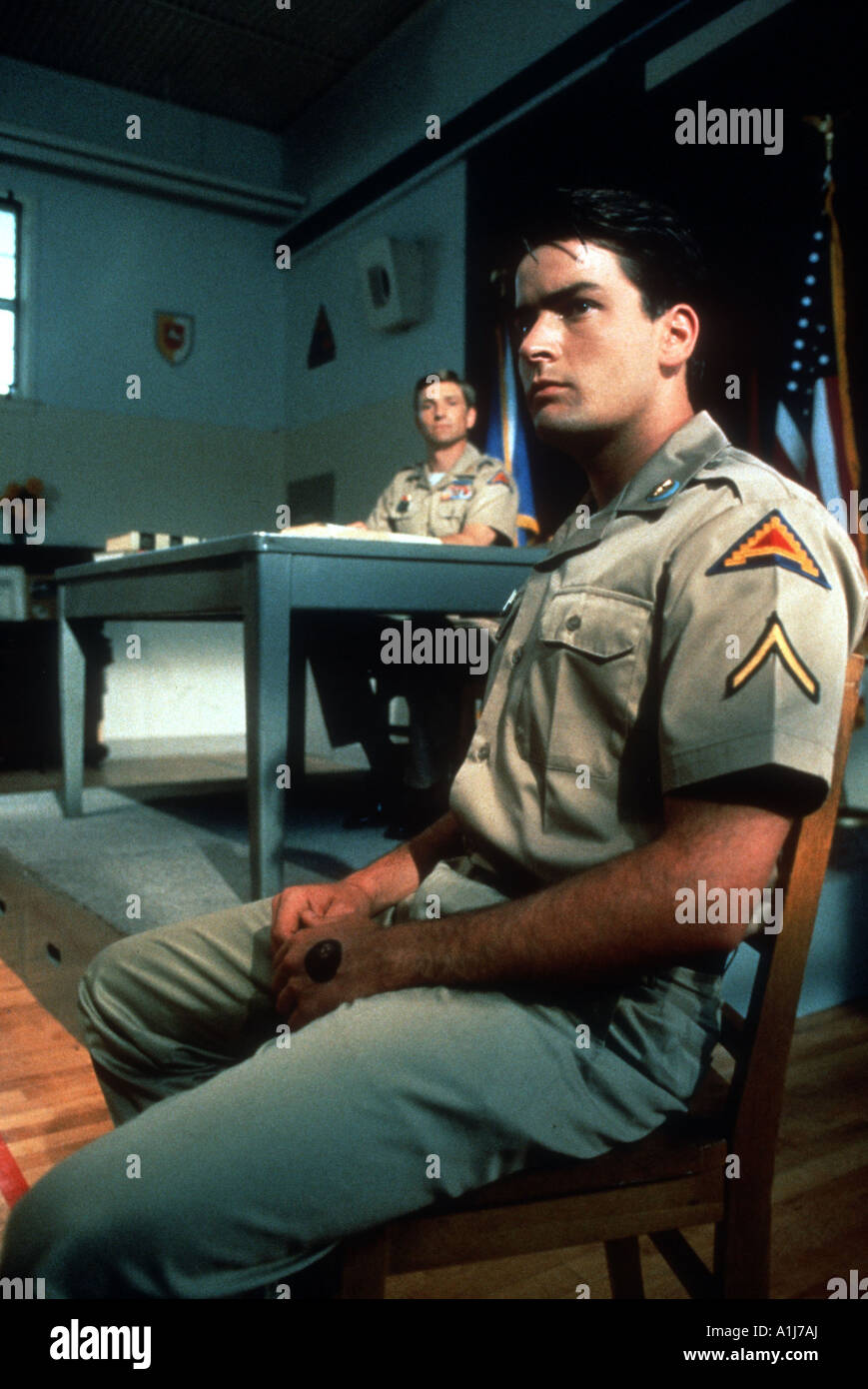 Cadence Year 1992 Director Martin Sheen Charlie Sheen Stock Photo - Alamy