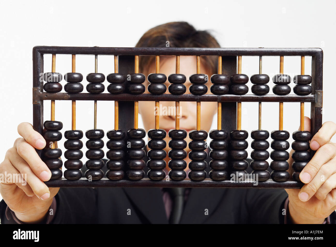 Hand hold abacus hi-res stock photography and images - Alamy