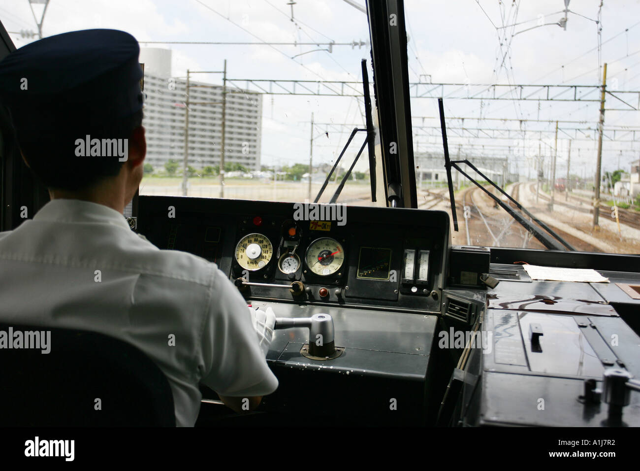 Train driver's cab hi-res stock photography and images - Alamy