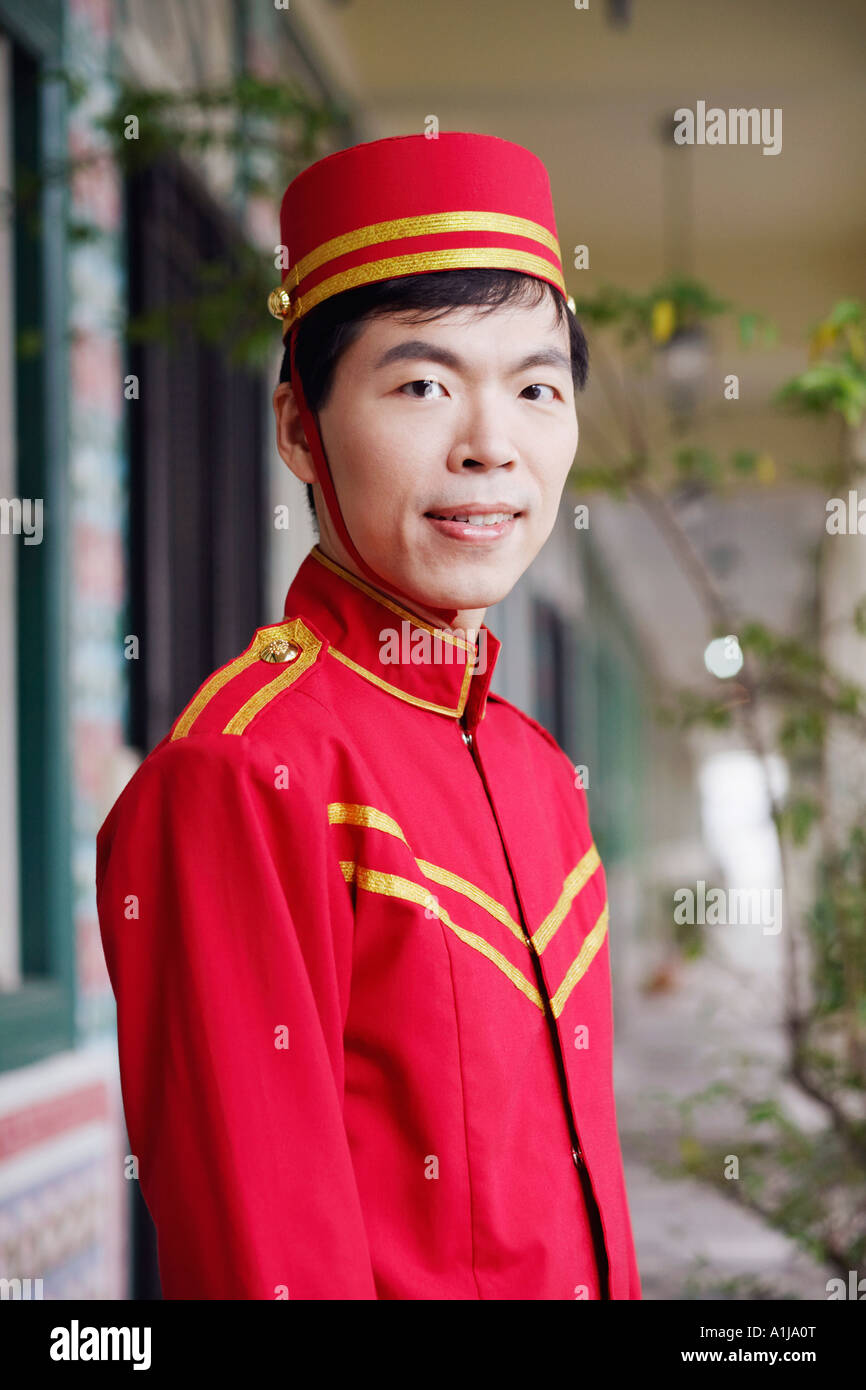 Bellhop cap hi-res stock photography and images - Alamy
