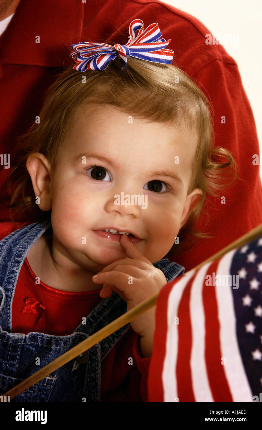 American flag baby vertical hi-res stock photography and images - Alamy