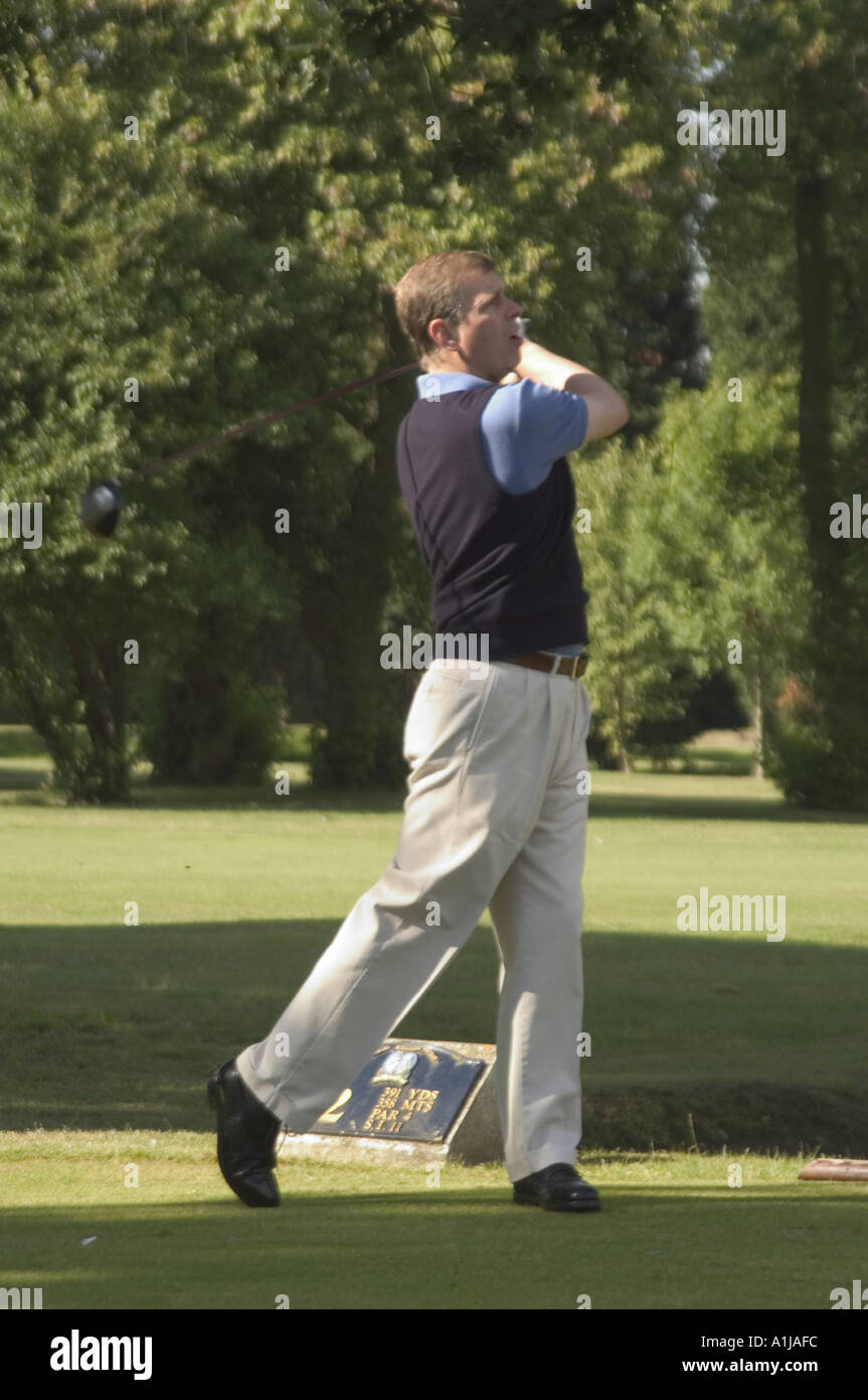 3368 Duke of York playing golf Stock Photo - Alamy