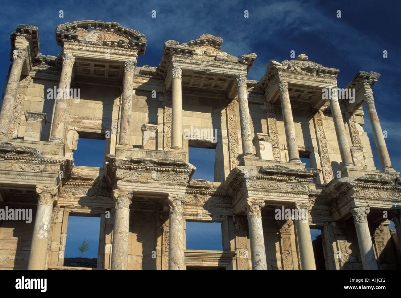 Turkey Ephesus ancient Greek ruins Library of Celsus Stock Photo - Alamy