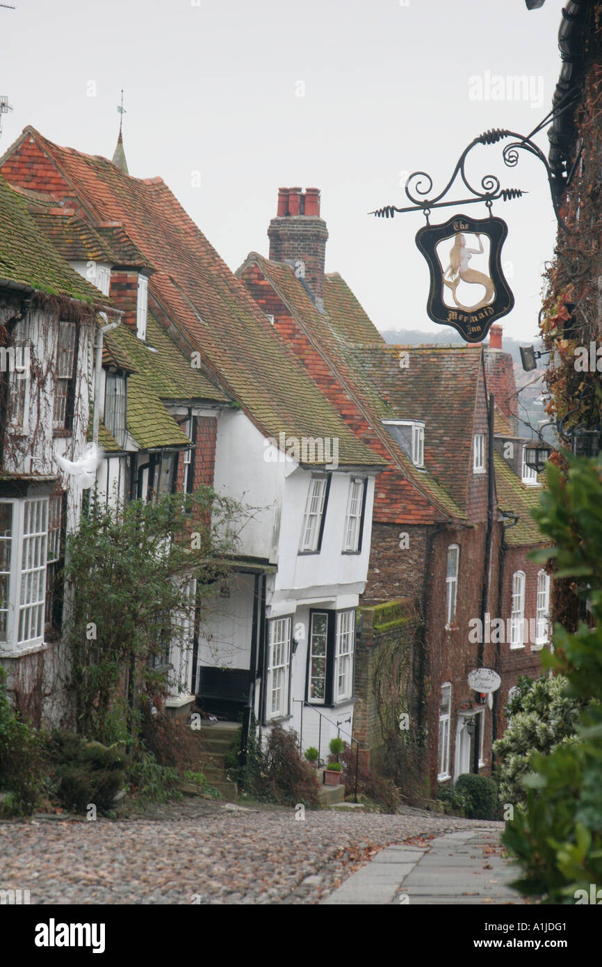 The Town of Rye Stock Photo - Alamy