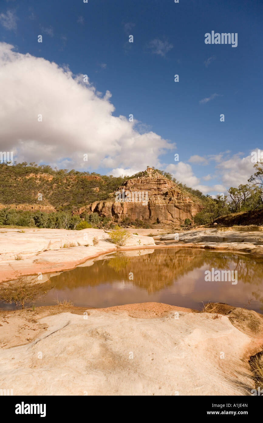 Rock pool in Porcupine Gorge near Hughenden Queensland Australia The ...