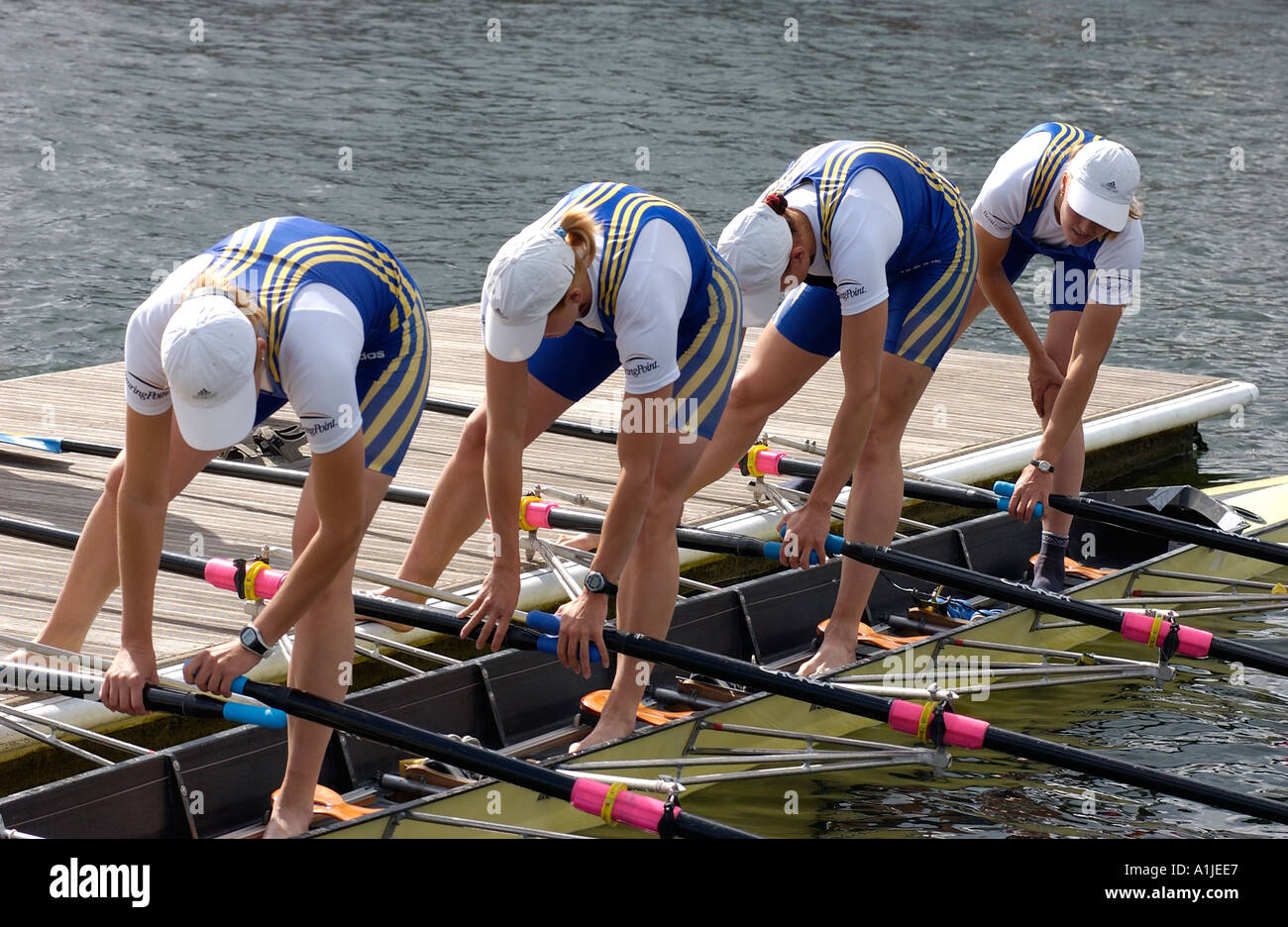 Quadruple scull rowing boat hi-res stock photography and images - Alamy
