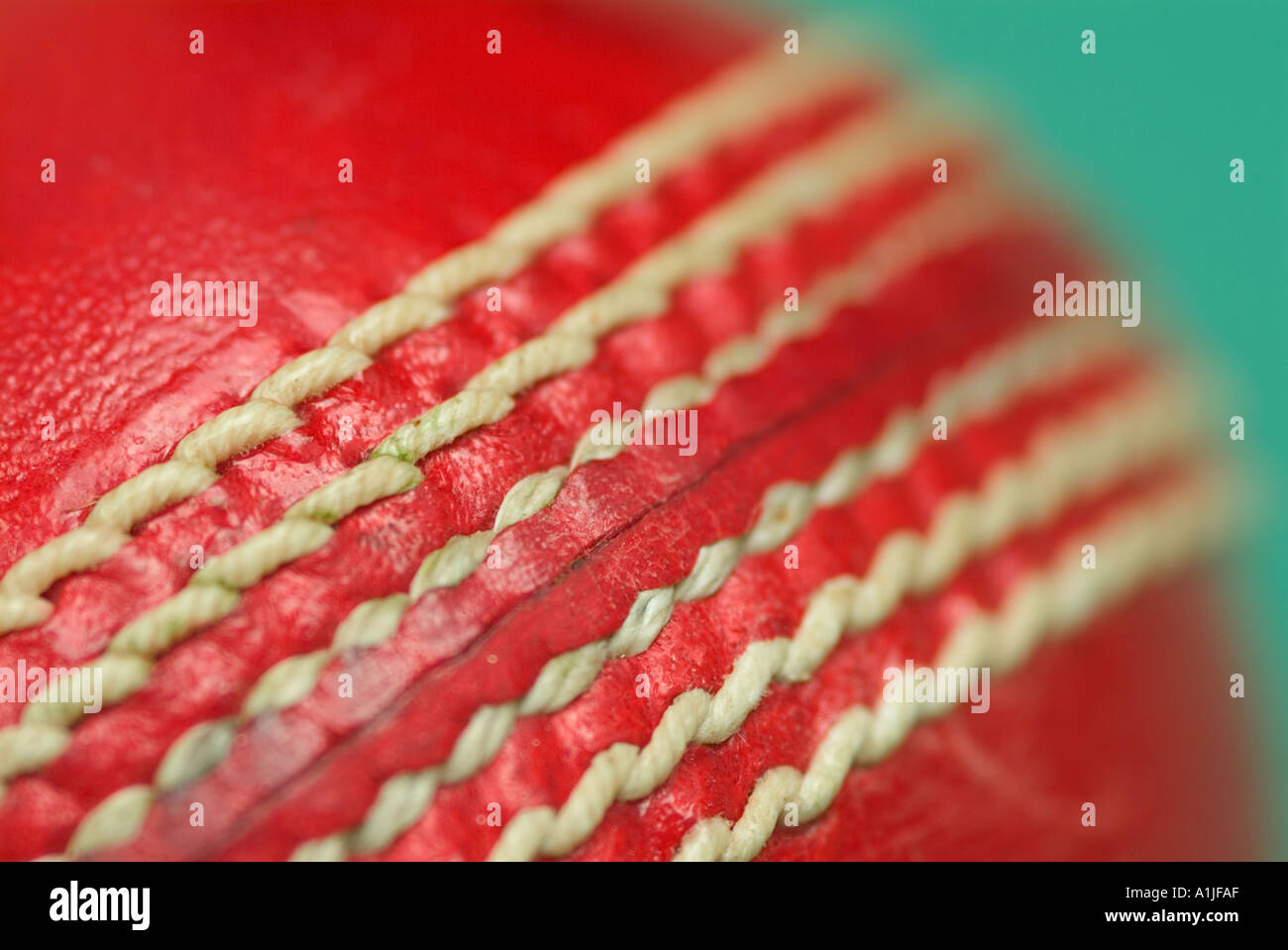 cricket ball detail Stock Photo - Alamy