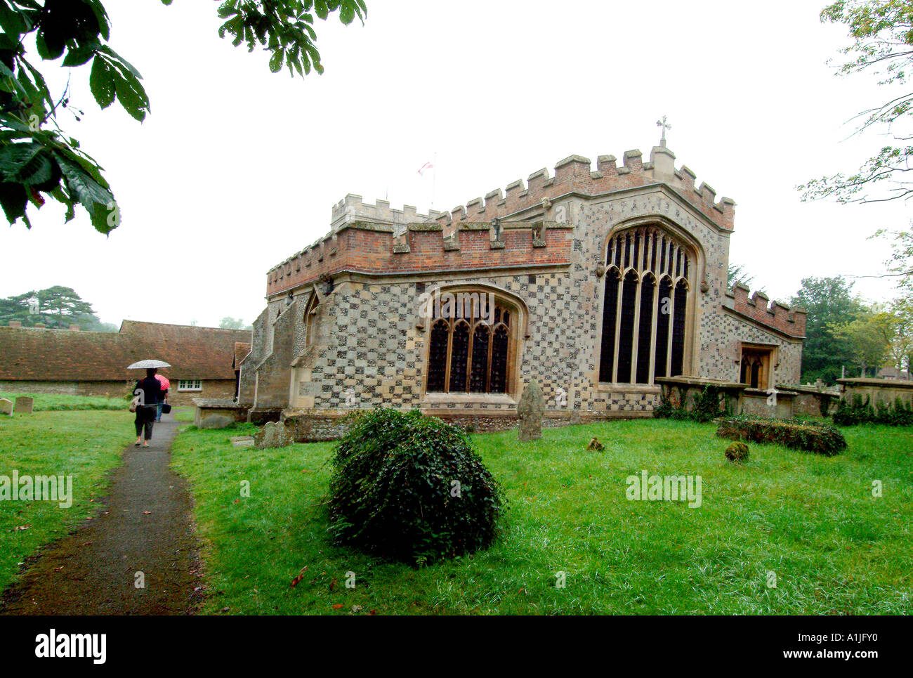 Church of St Mary the Virgin in the small English Village of Ewelme in ...