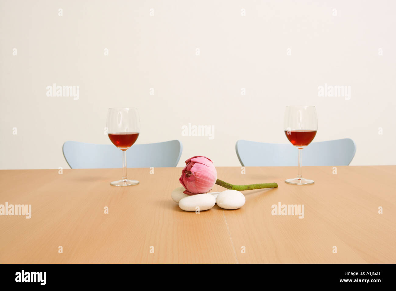 Two color lotus hi-res stock photography and images - Alamy