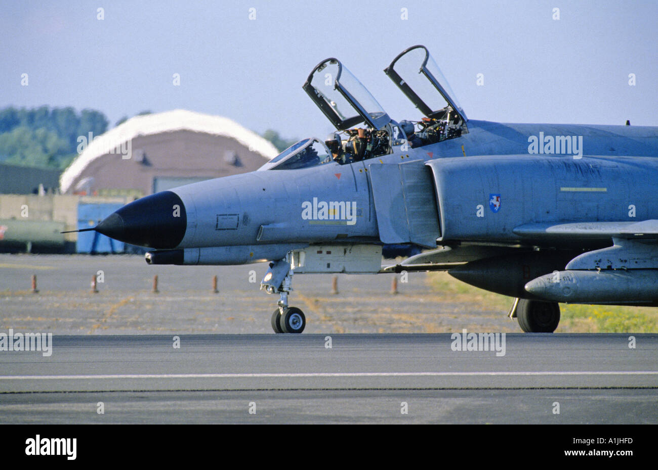 German Air Force McDonnell Douglas F-4 Phantom is taxing at RAF ...