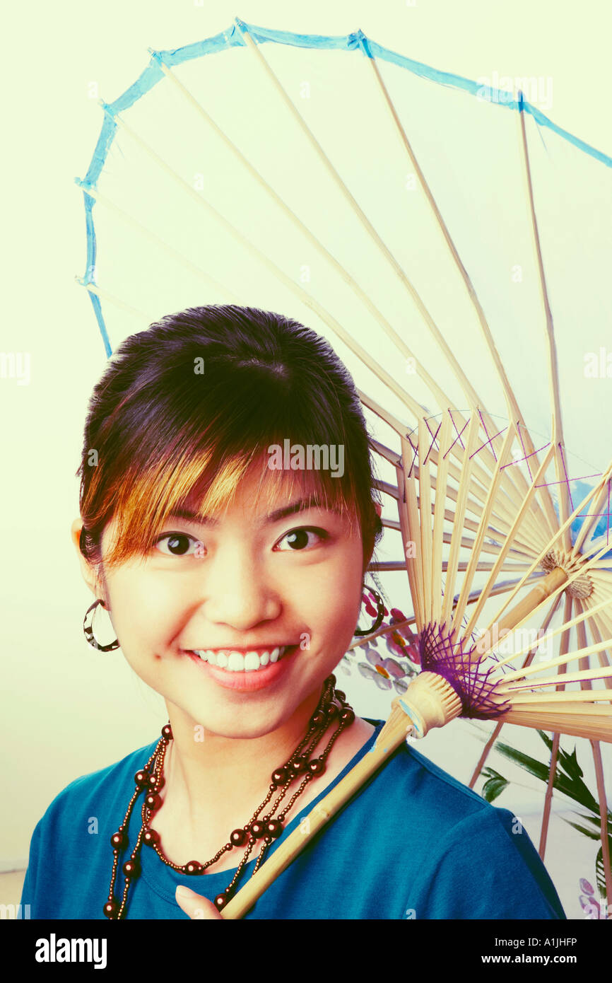 Lady holding parasol hi-res stock photography and images - Alamy