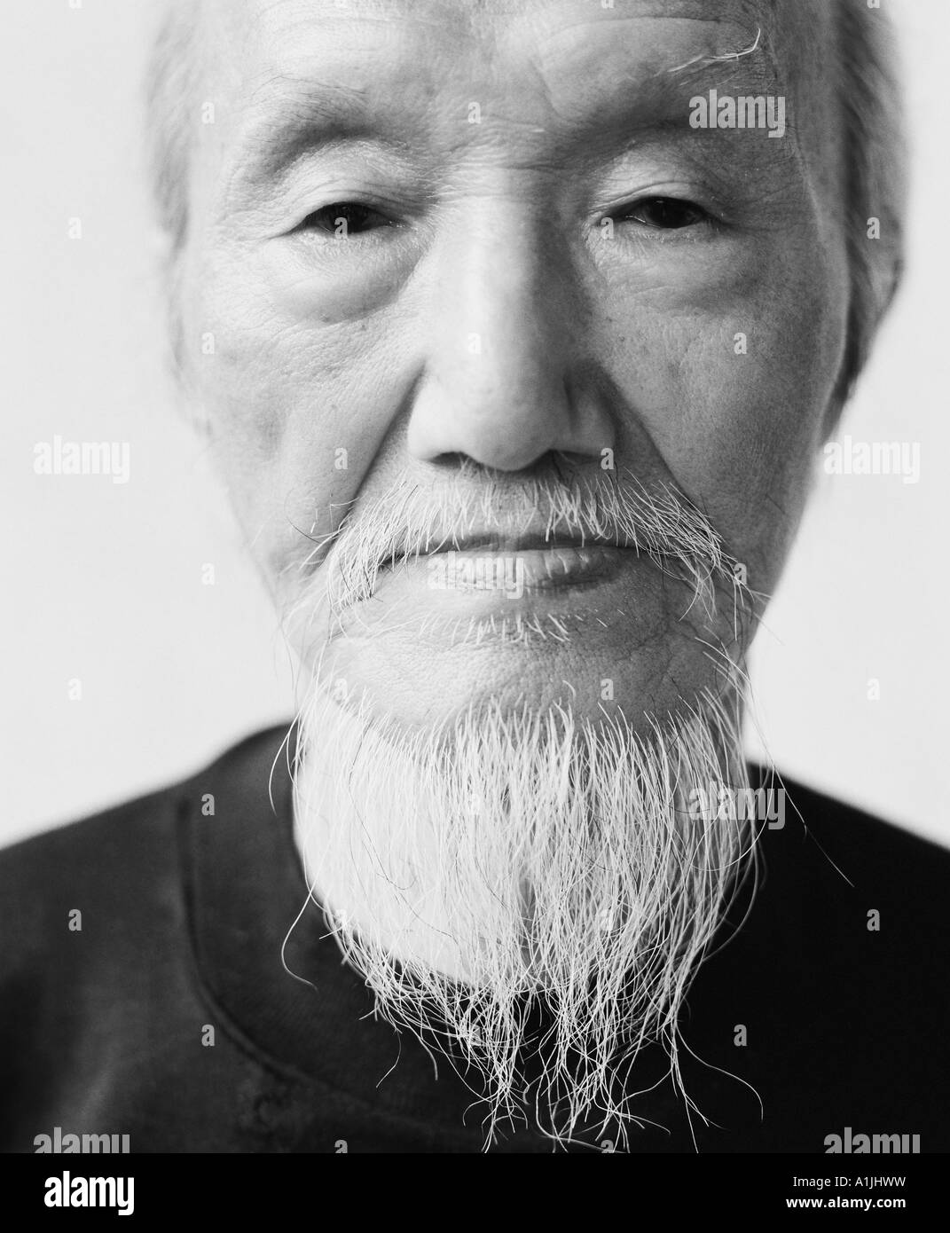 Portrait of a chinese man Black and White Stock Photos & Images - Alamy