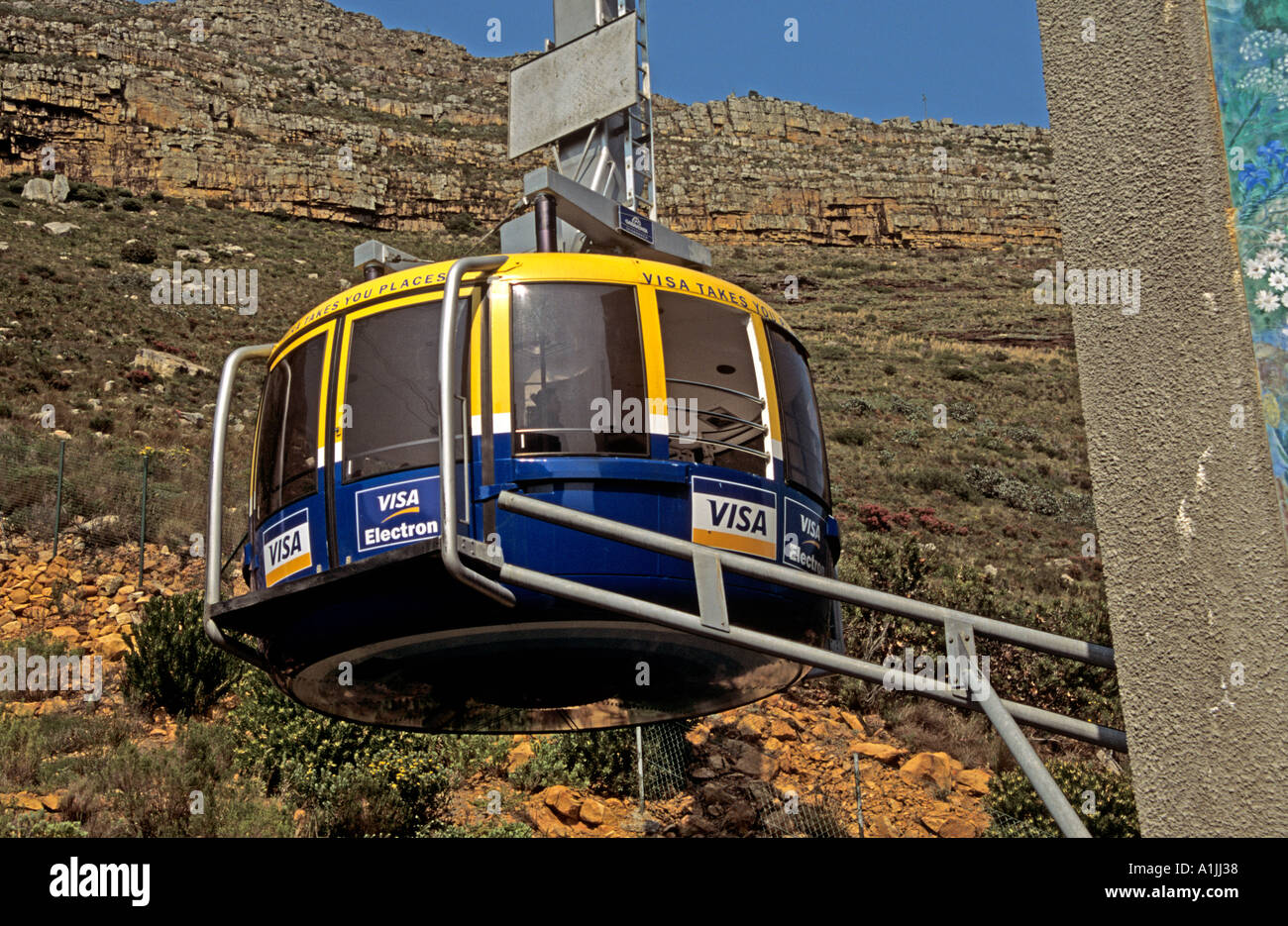 CAPE TOWN SOUTH AFRICA October The Table Mountain Cable Car which ...