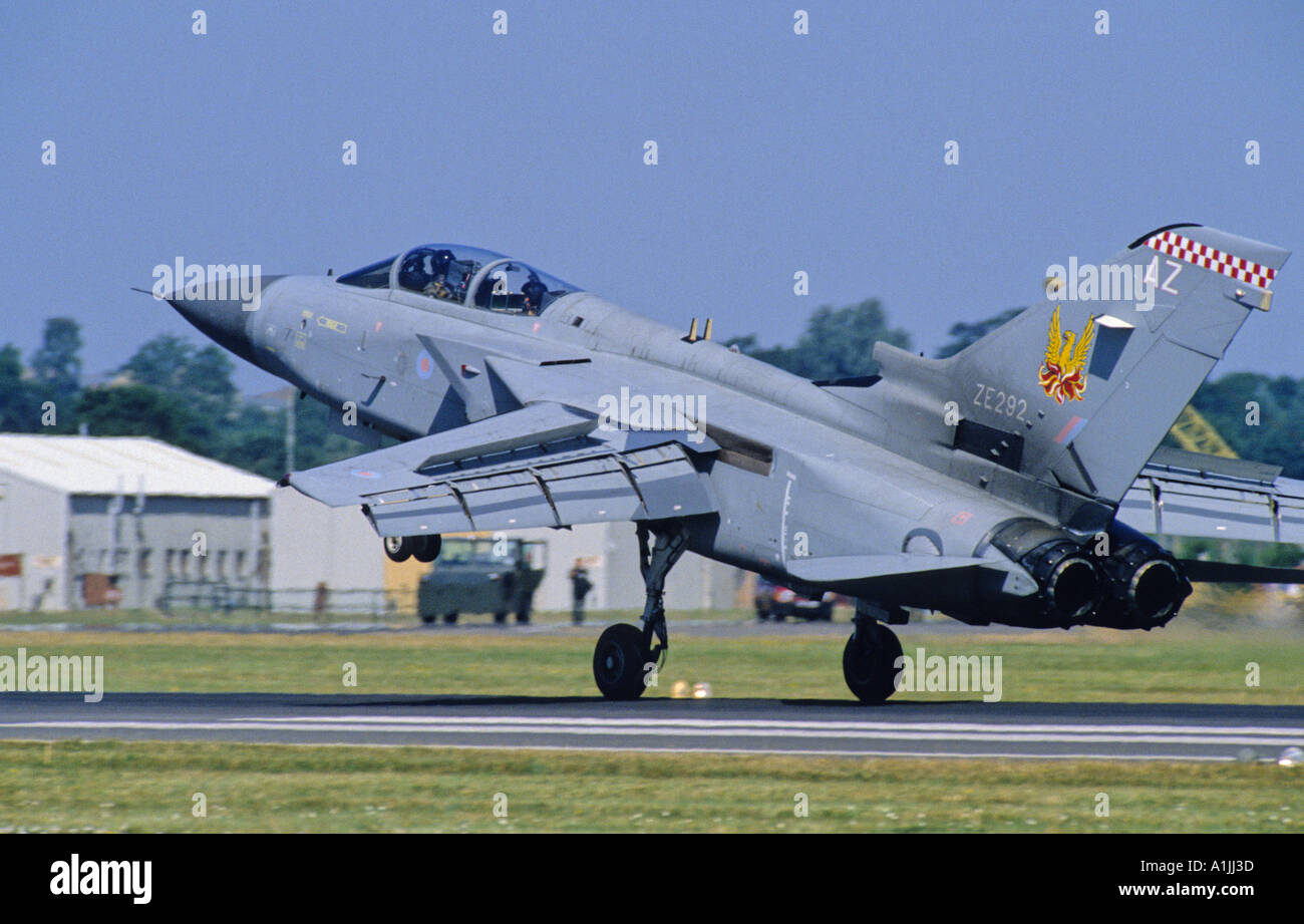 RAF Tornado F3 fighter aircraft landing Stock Photo: 3353148 - Alamy