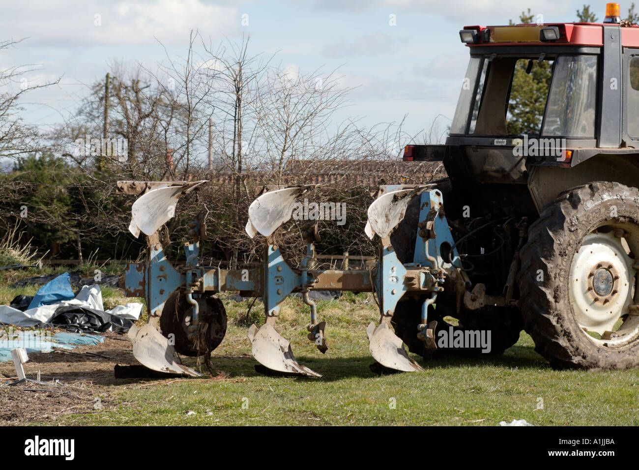tractor plough ploughing agriculture maff defra farm farmer farming ...
