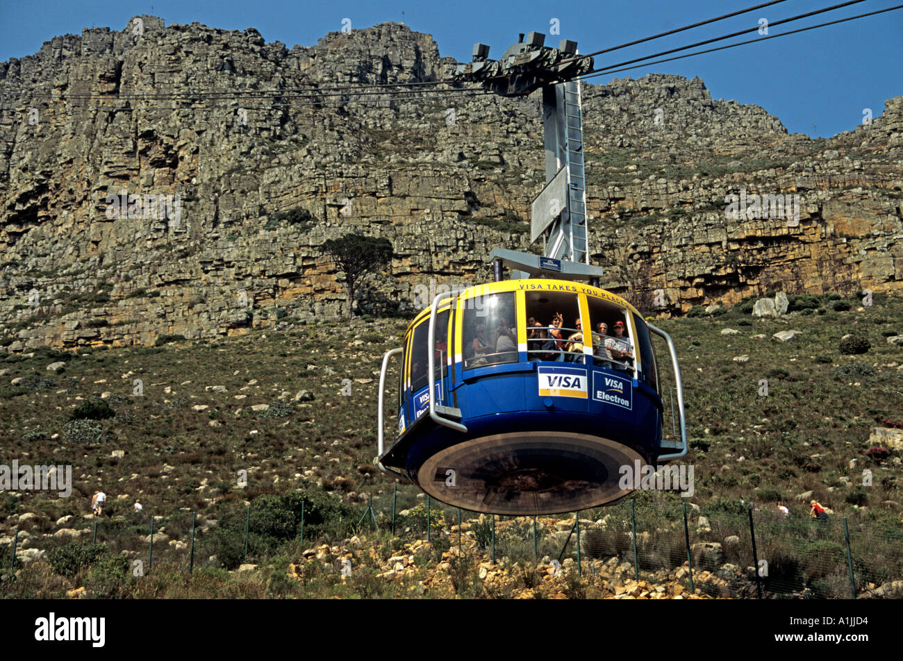 CAPE TOWN SOUTH AFRICA October The Table Mountain Cable Car which ...