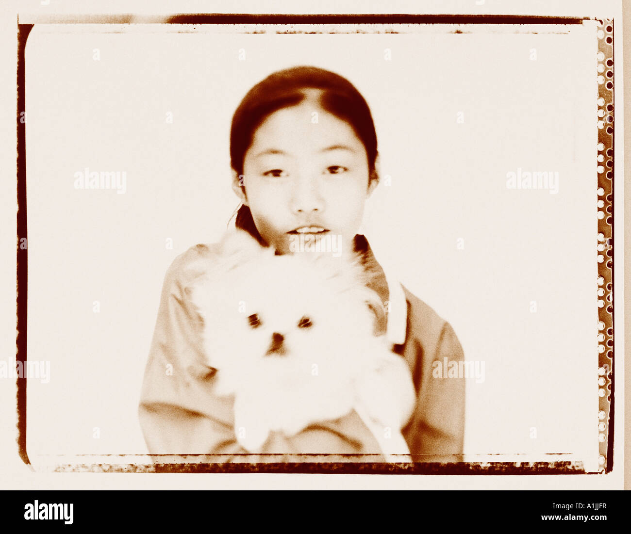 Carrying her dog hi-res stock photography and images - Alamy