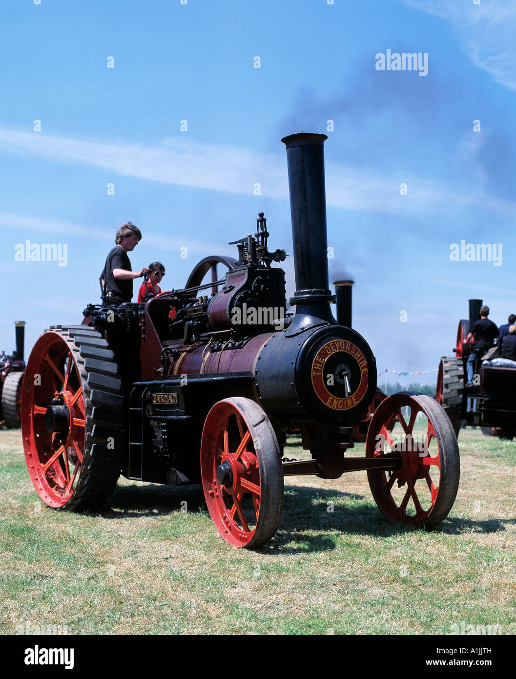 large steam engine at an irish steam rally Stock Photo - Alamy