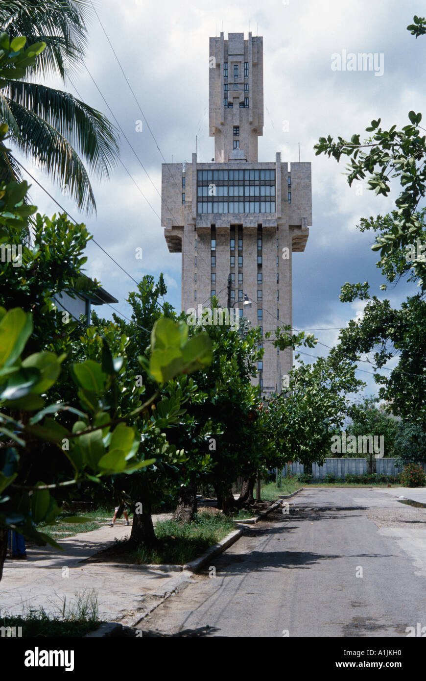Havana Cuba The Russian Embassy building Vedado Stock Photo - Alamy