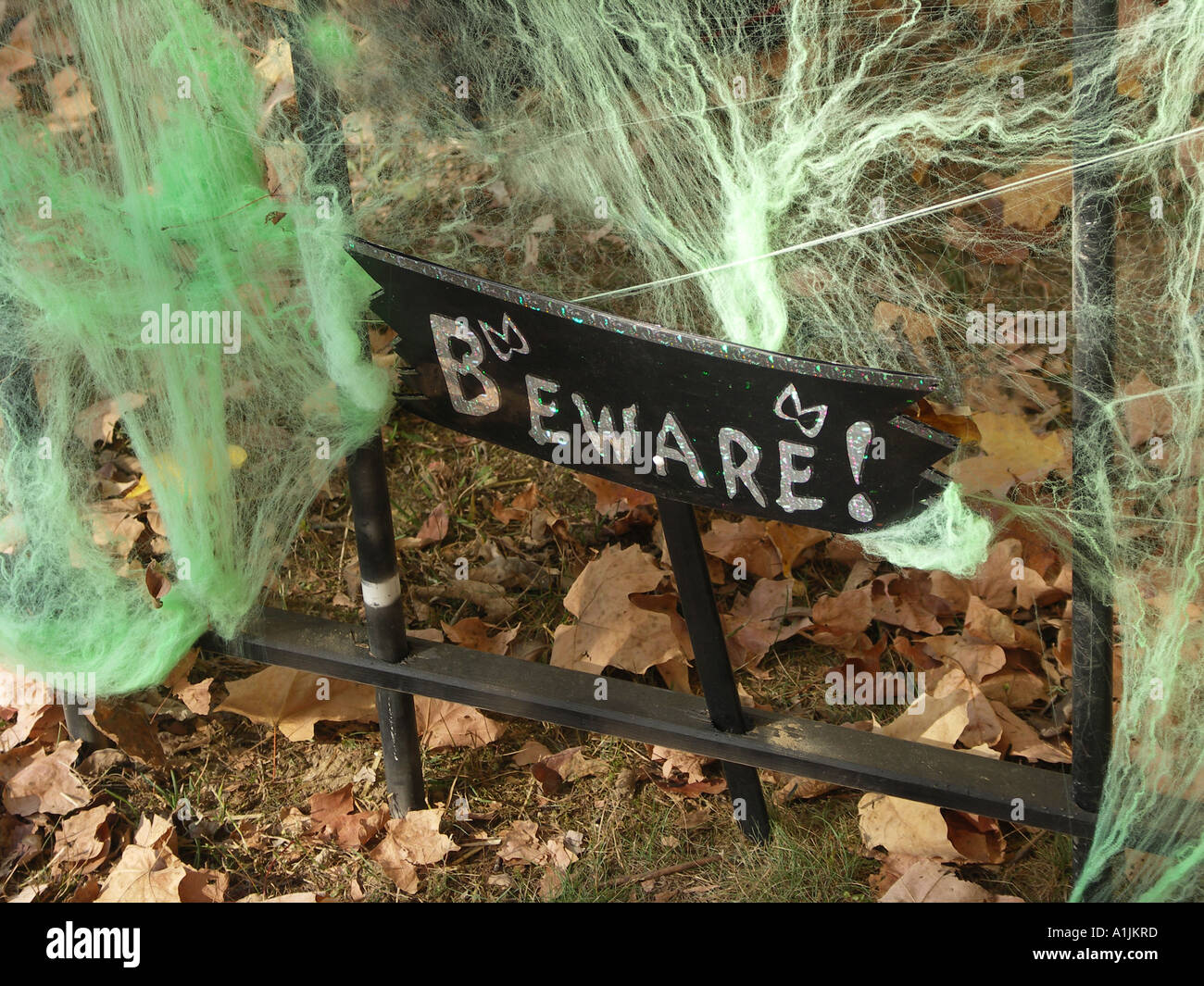 Beware scary sign hi-res stock photography and images - Alamy