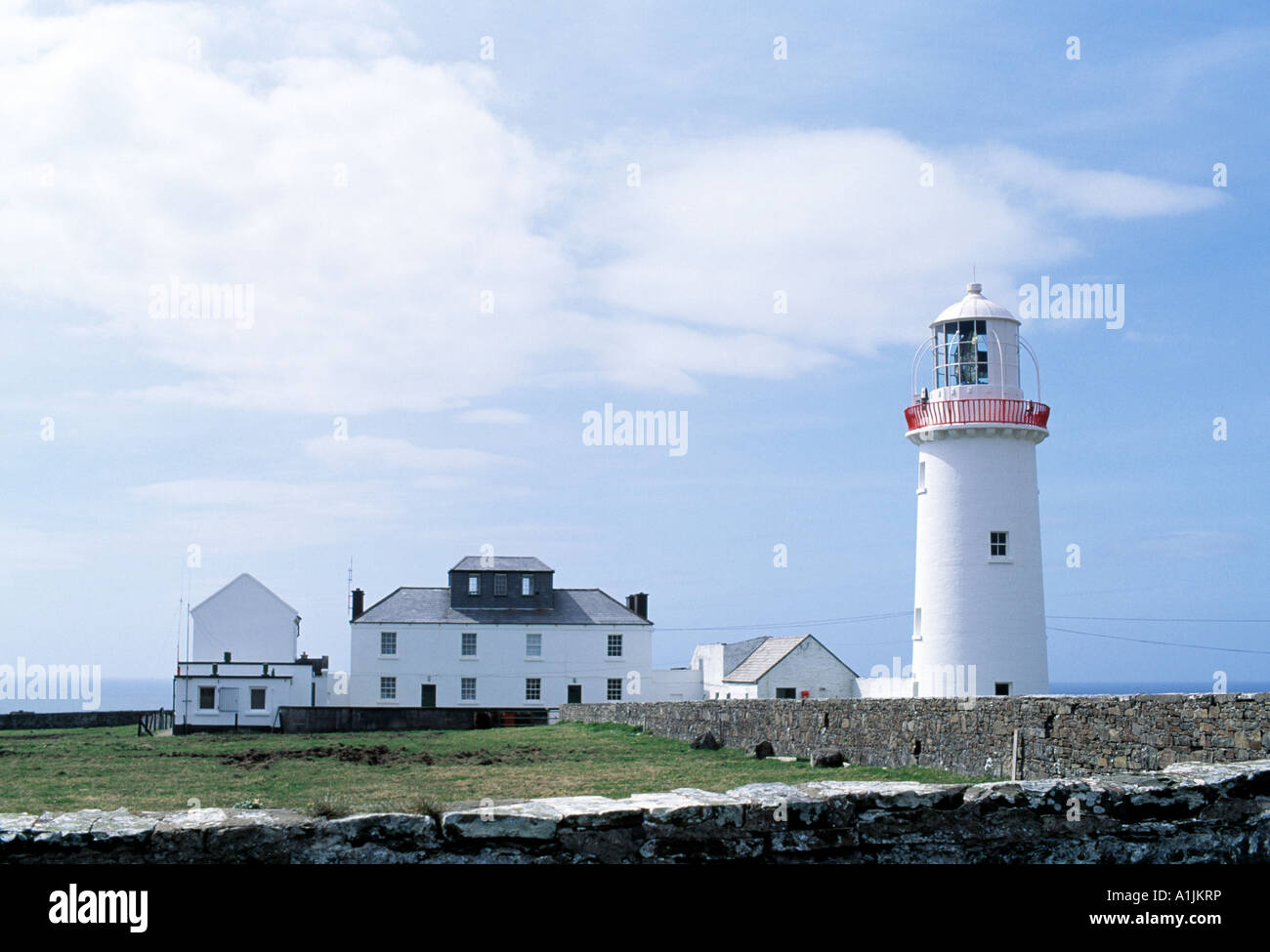 loop head lighthouse county clare ireland, at the end of the road on ...