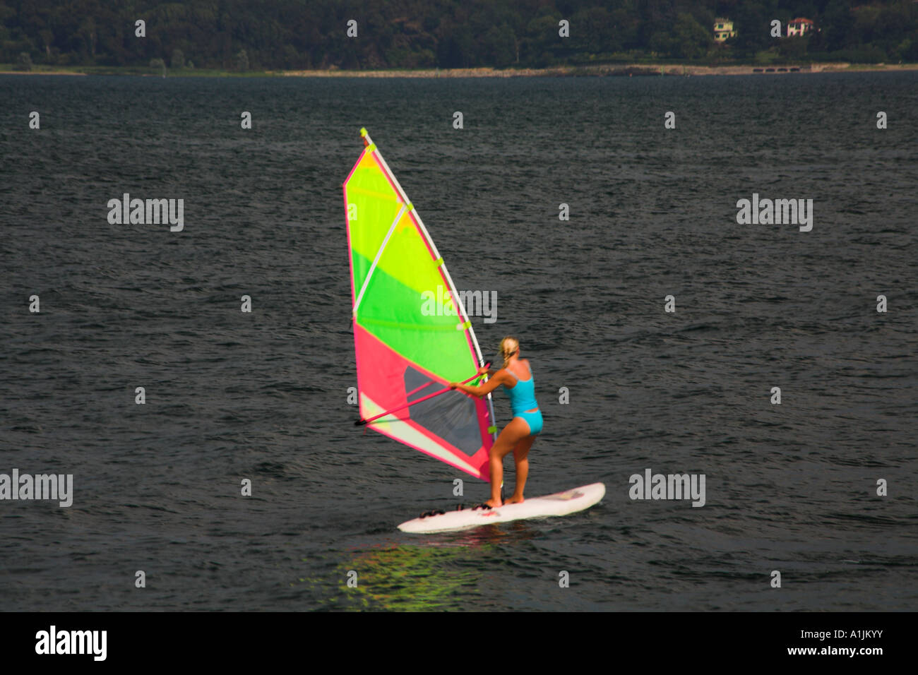 Windsurfer girl hi-res stock photography and images - Alamy