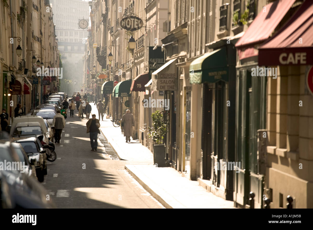 street scene Paris France Stock Photo - Alamy