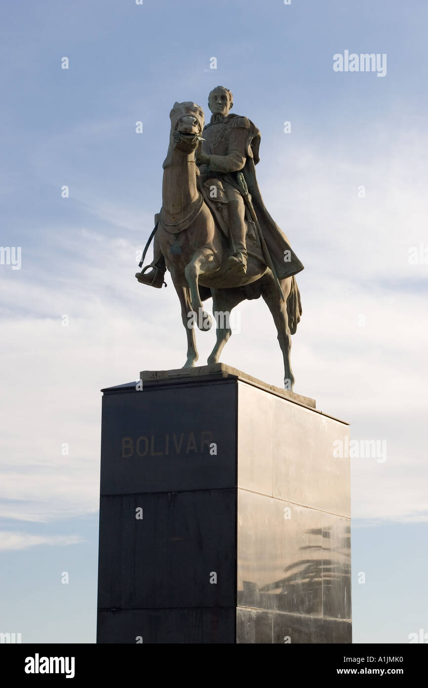 Statue of Bolivar El Libertador (The Liberator Stock Photo - Alamy