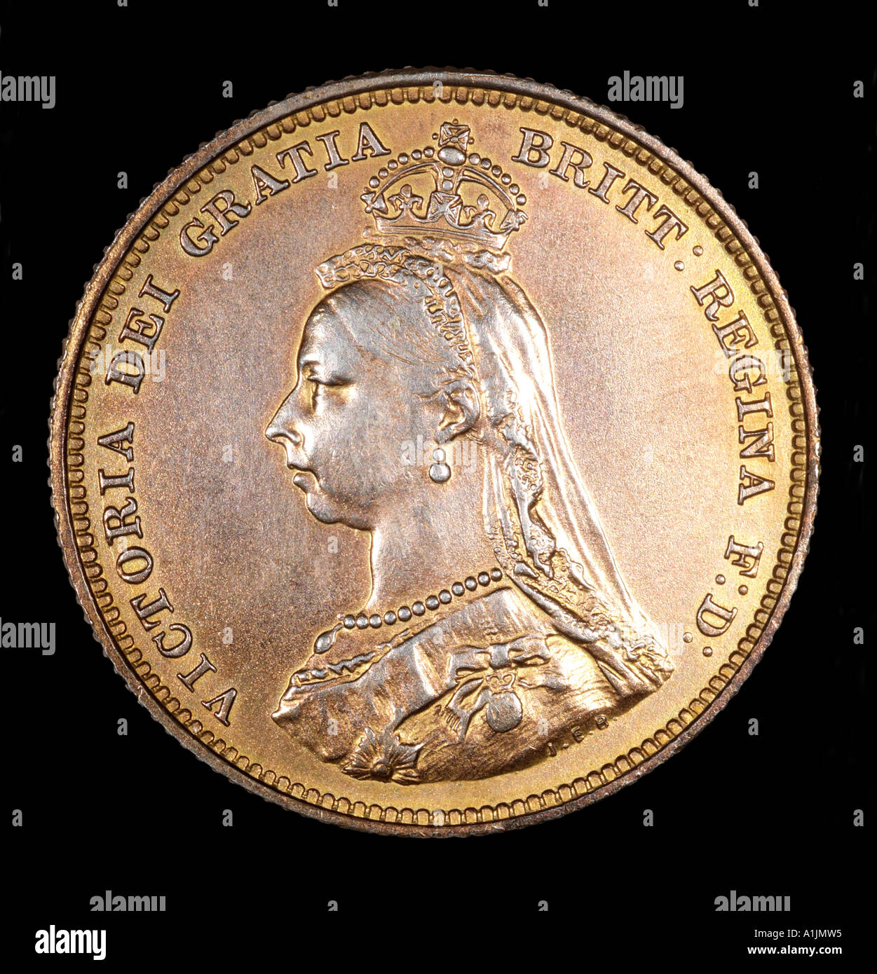 Queen victoria pre decimal 1 0ne shilling 12 twelve old pence 1887 head ...