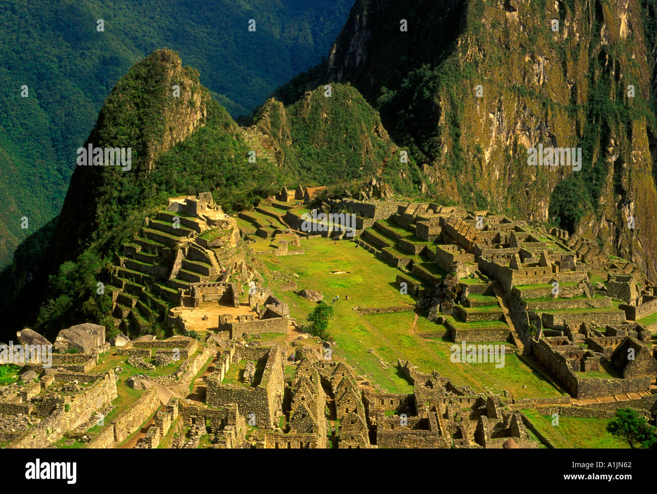 Machu Picchu, The Lost City of the Incas, Peru, South America Stock ...