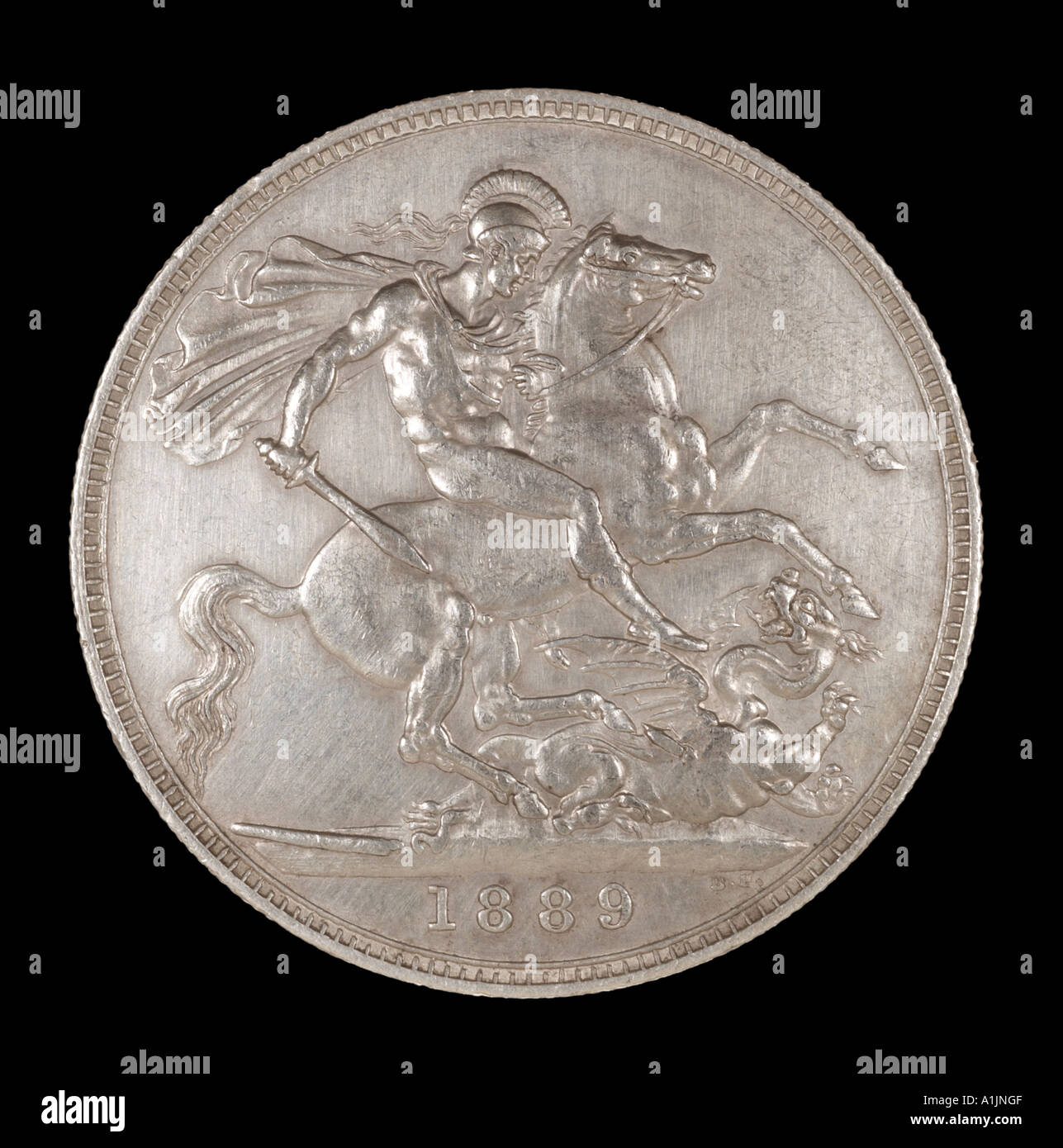 Queen victoria pre decimal 5 five shilling 60 sixty old pence crown ...