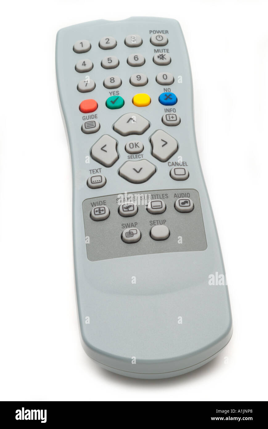 Tv remote back Cut Out Stock Images & Pictures - Alamy