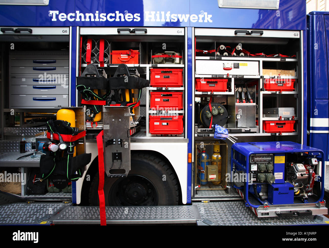 Truck from the German THW , technical support organization,LKW des ...