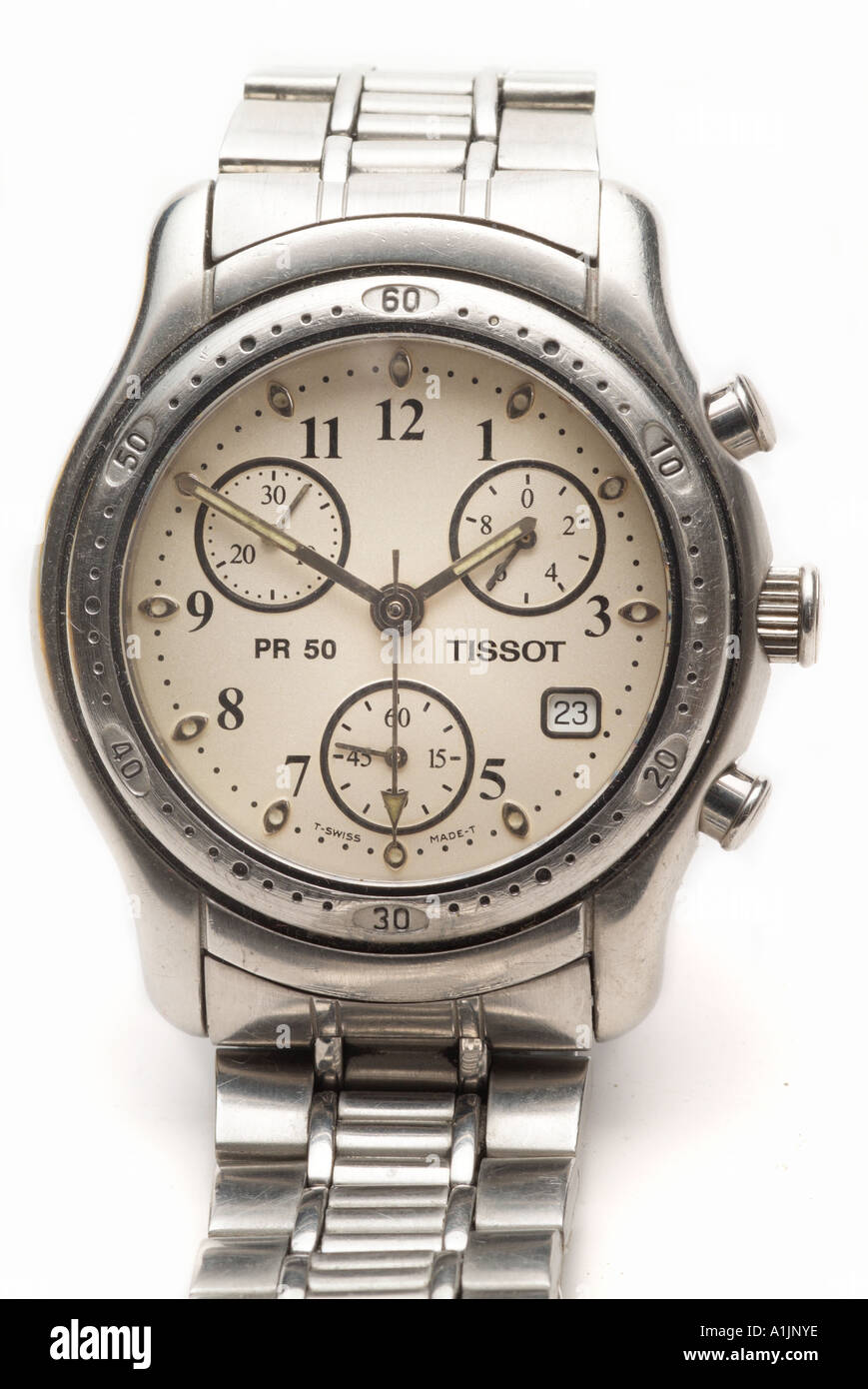 Tissot chronograph wrist watch time piece titanium sapphire hour minute ... Tissot chronograph wrist watch time piece titanium sapphire hour minute ...
