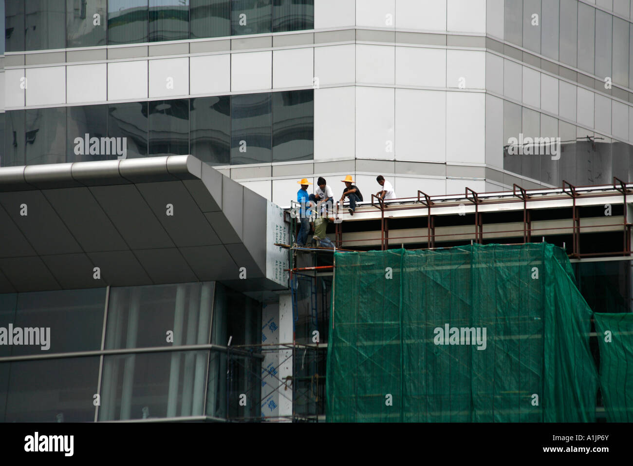 working in high places Stock Photo - Alamy