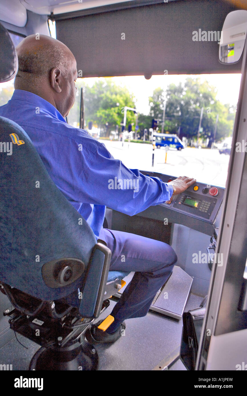 Tram driver - Amsterdam Stock Photo - Alamy