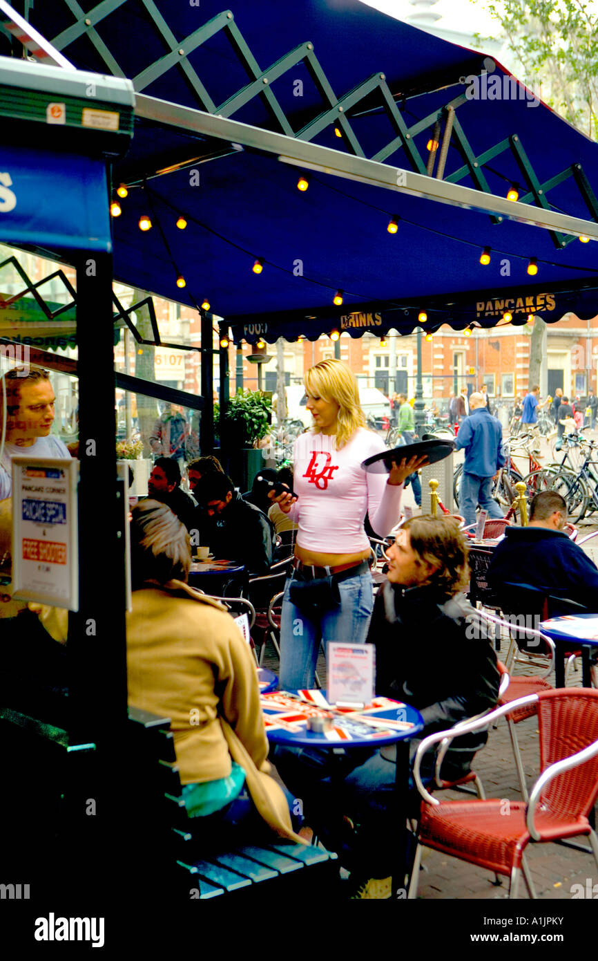 Young woman cafe amsterdam hi-res stock photography and images - Alamy