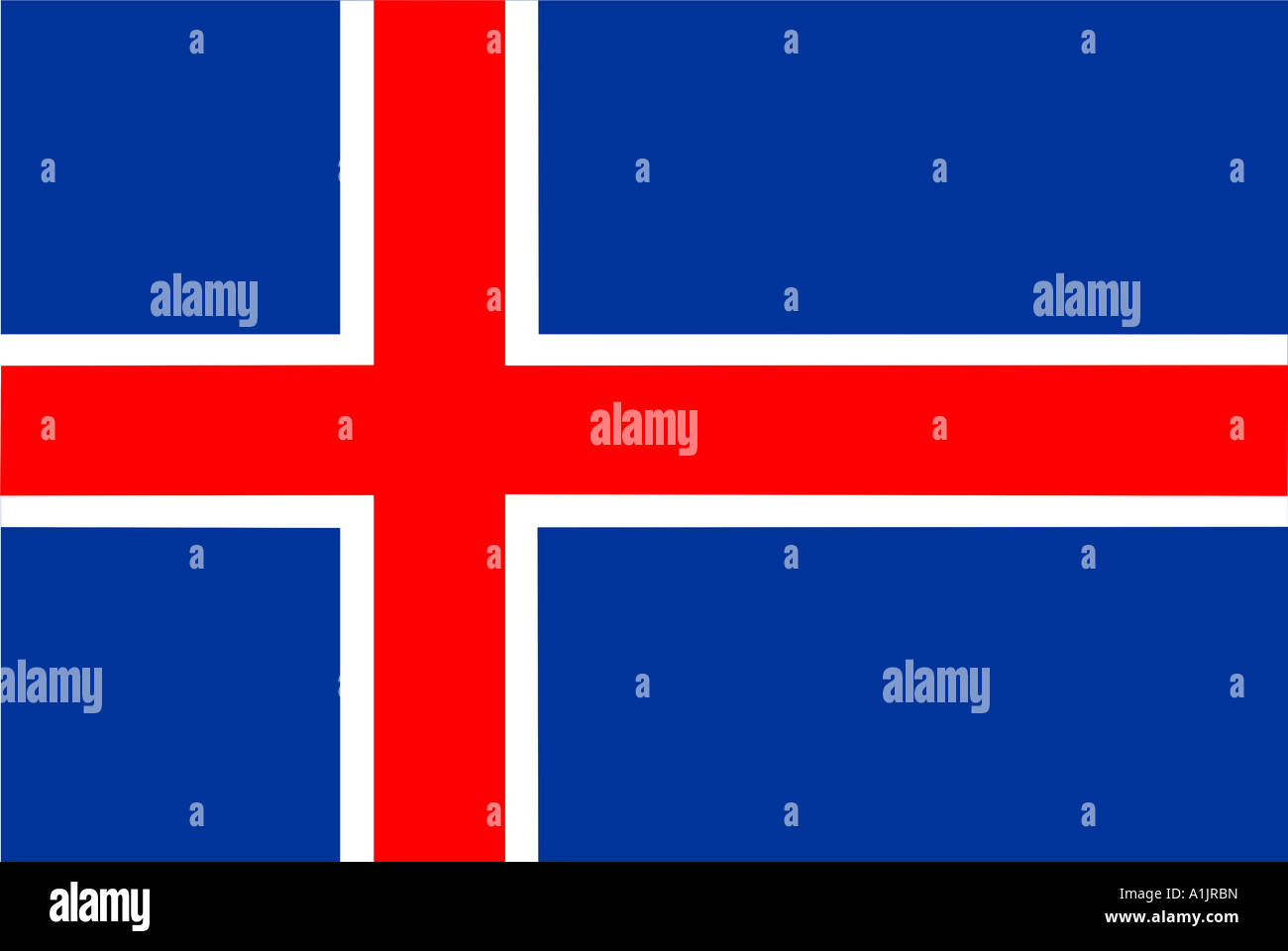 Iceland flag hi-res stock photography and images - Alamy