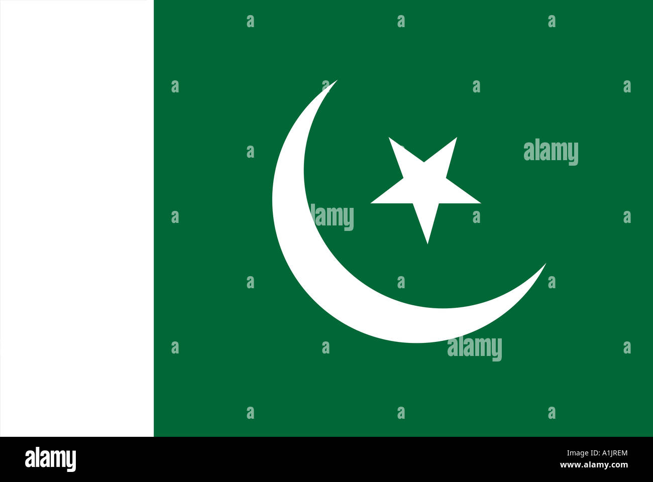 Pakistan national flag Stock Photo - Alamy