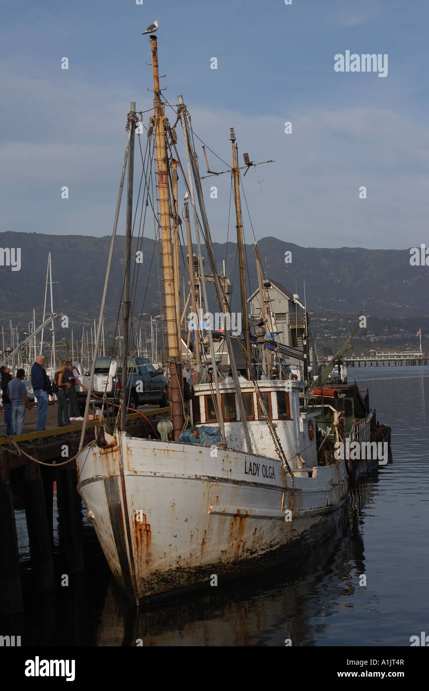 Old Fishing Boat Stock Photo - Alamy