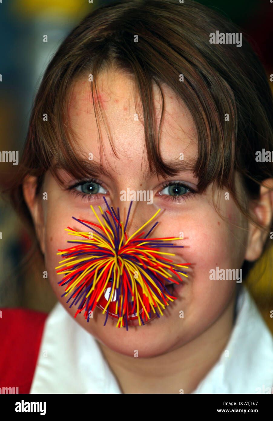 red nose portrait Stock Photo - Alamy