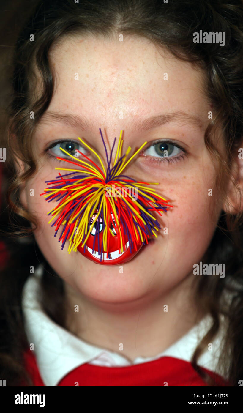 red nose portrait Stock Photo - Alamy