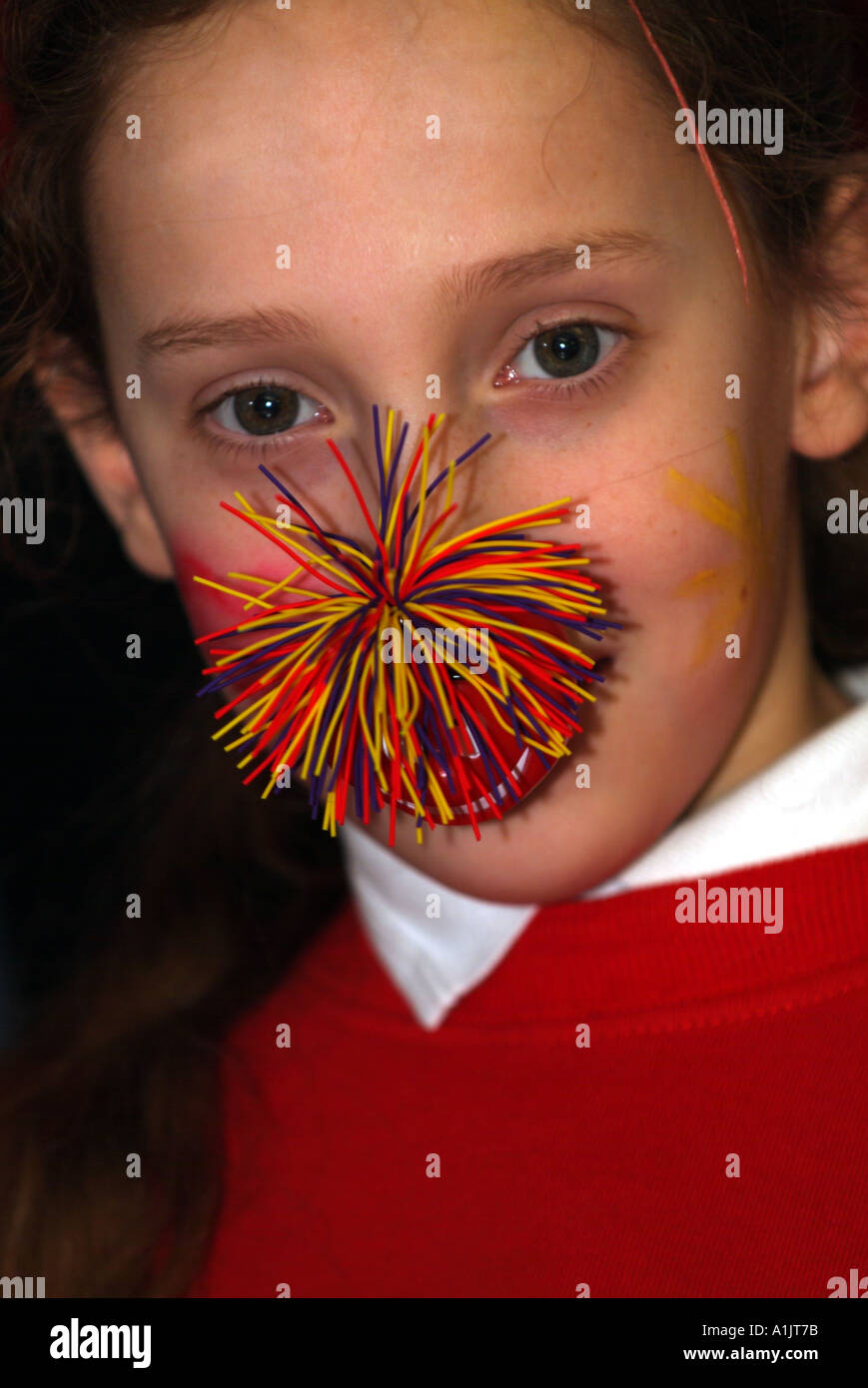 red nose portrait Stock Photo - Alamy