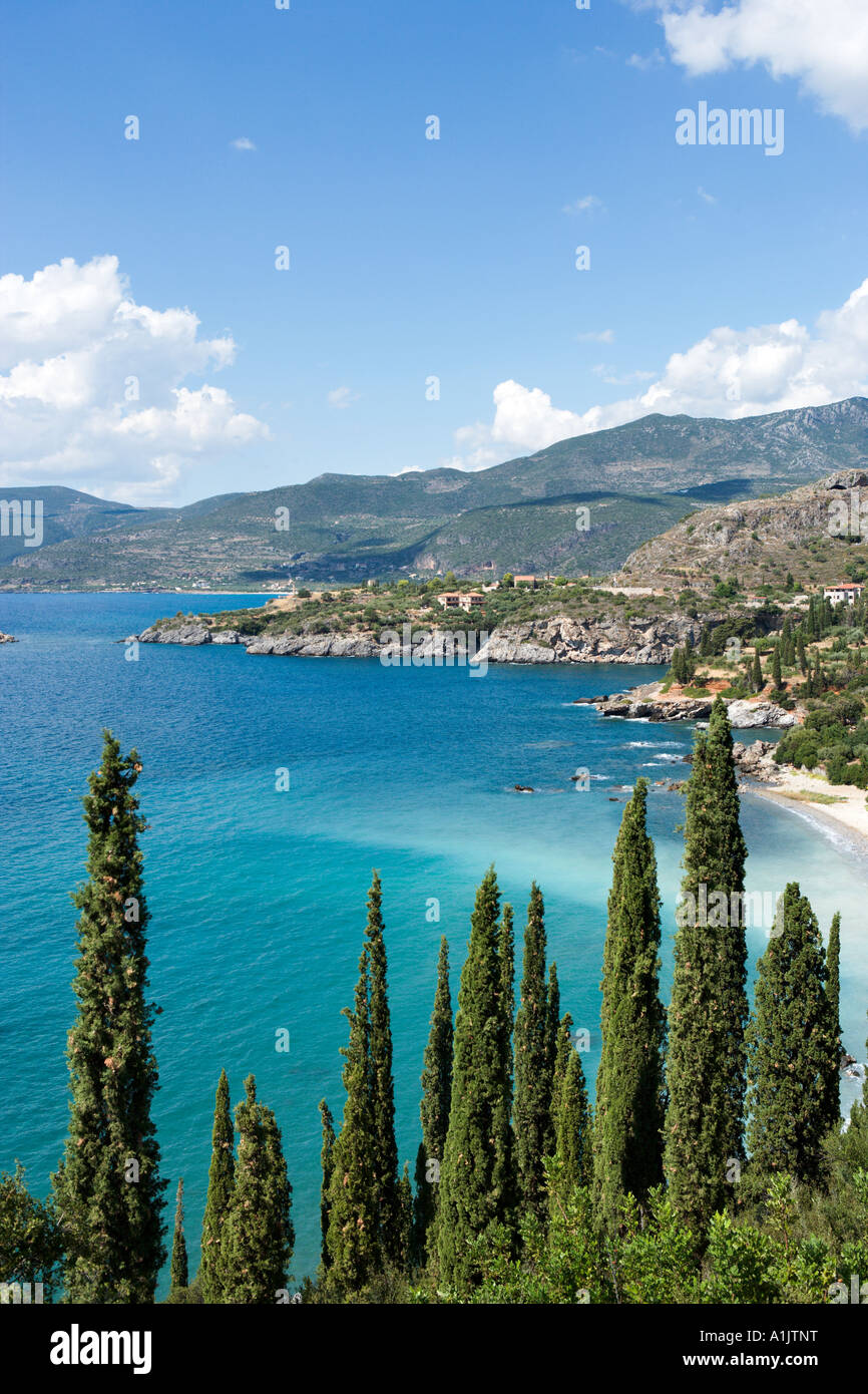 Greece peloponnese mani peninsula kardamili hi-res stock photography ...