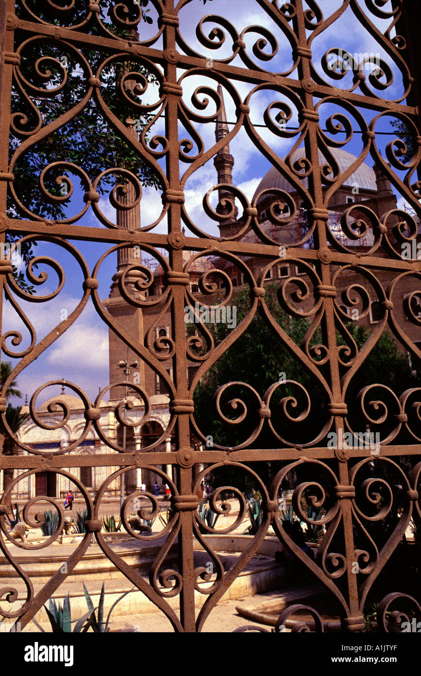 Detail of a wrought iron banister hi-res stock photography and images ...