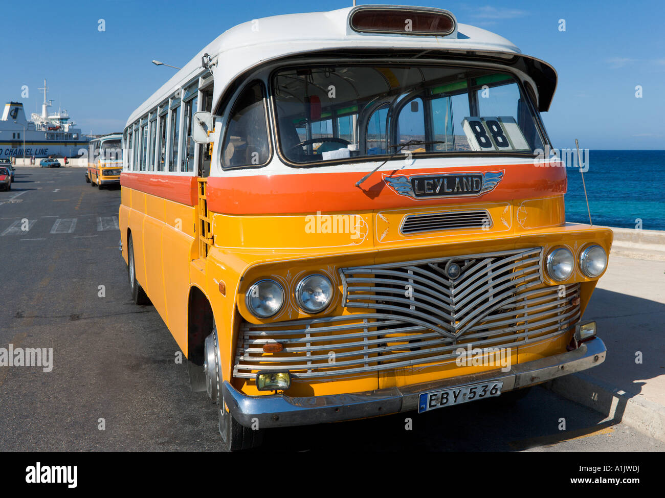 Classic malta bus hi-res stock photography and images - Alamy