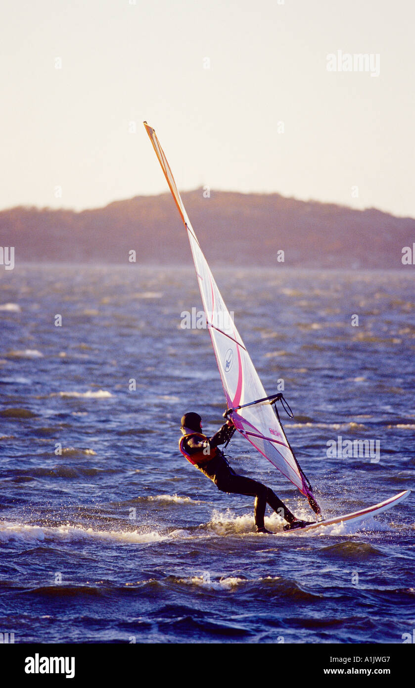 Wind surfing at Fiskebäck . Gothenburg , Sweden Stock Photo - Alamy